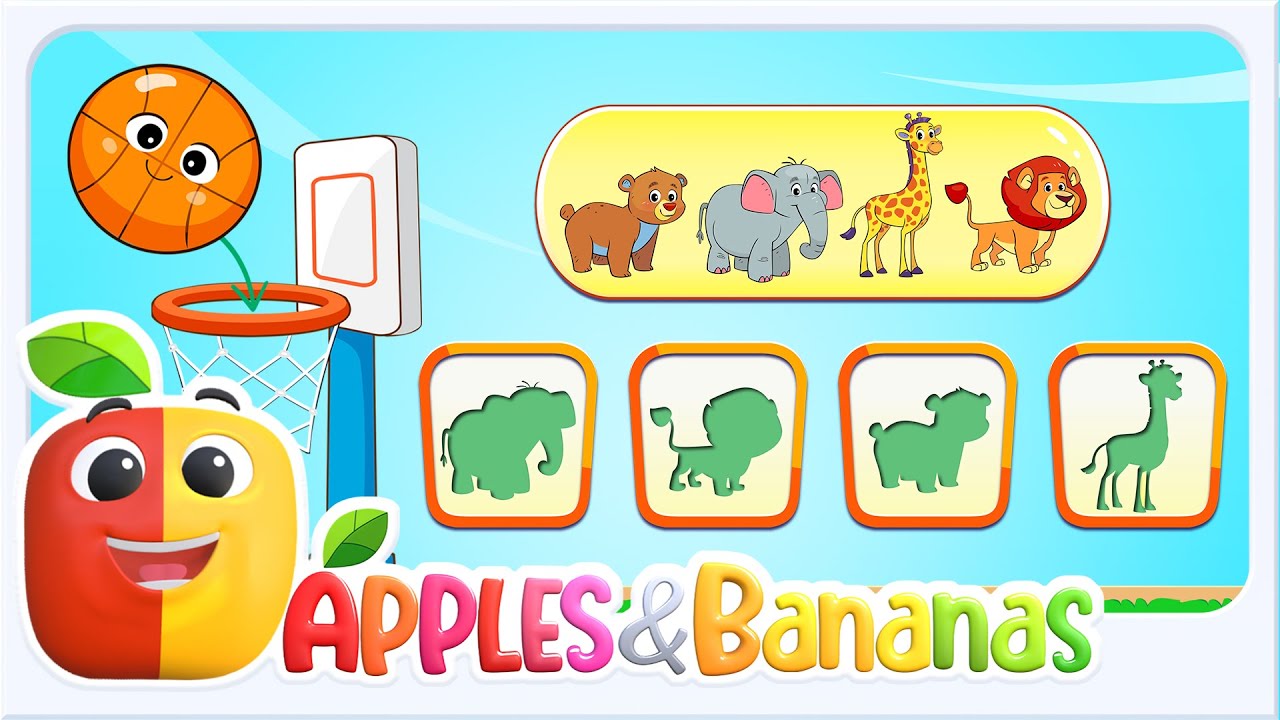 Apples and Bananas Nursery Rhymes and Easy Preschool Learning App for ...