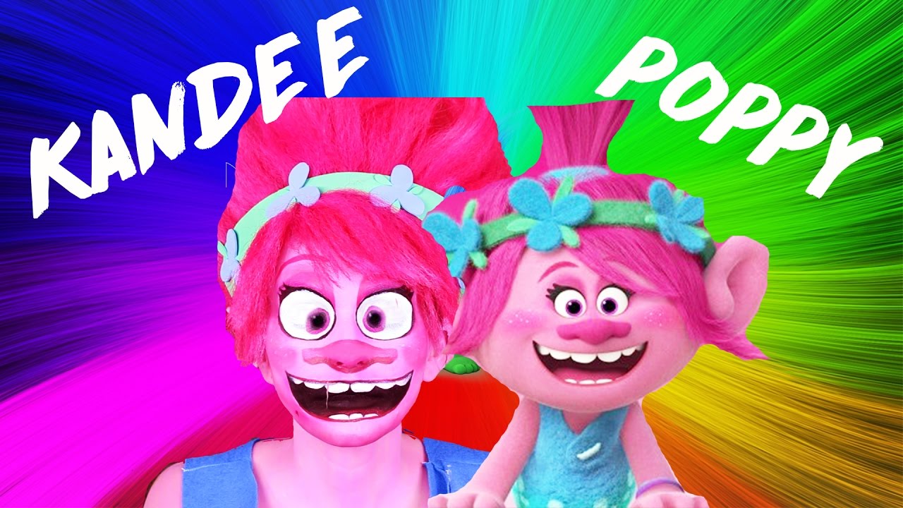 TROLLS Makeup Transformation - YouTube
