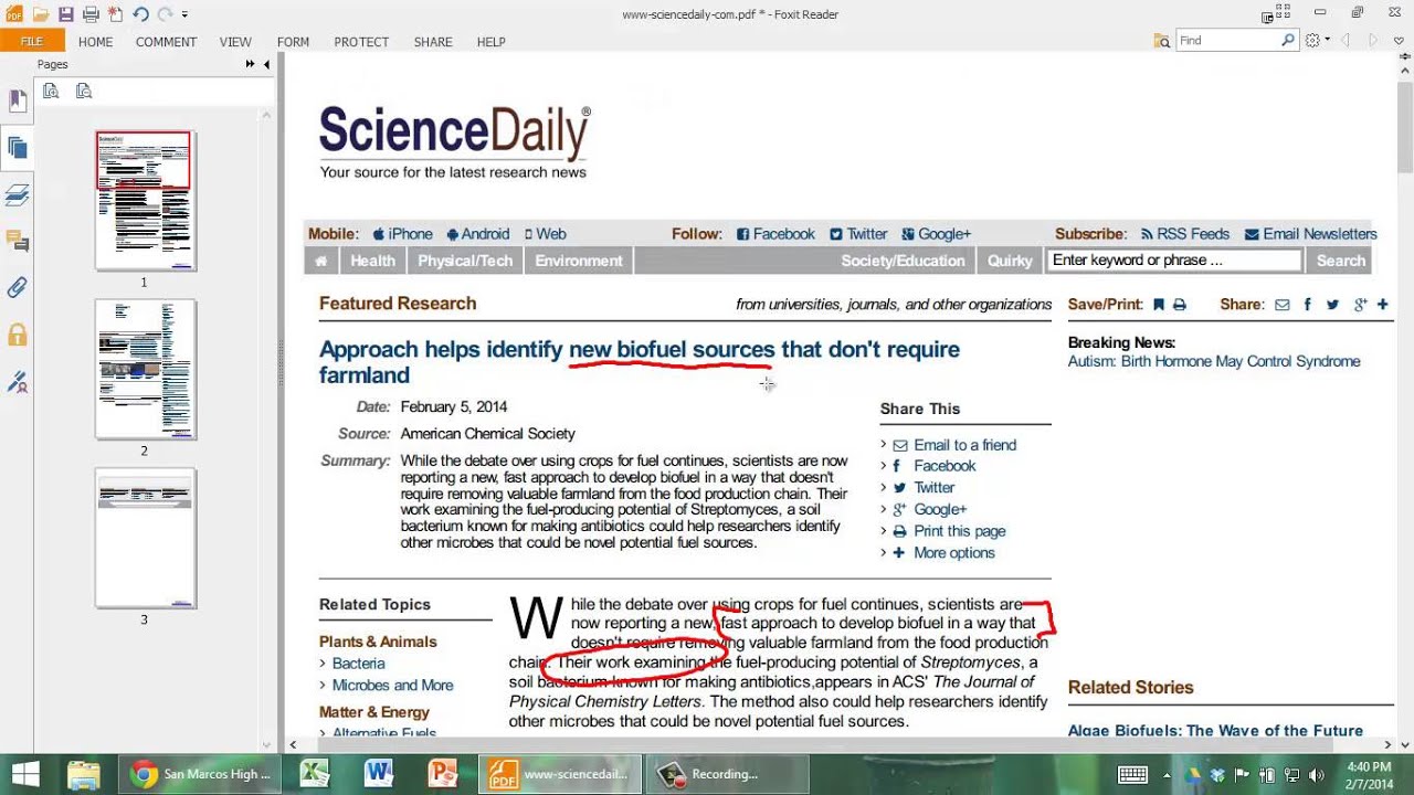How to mark text in PDF documents - YouTube