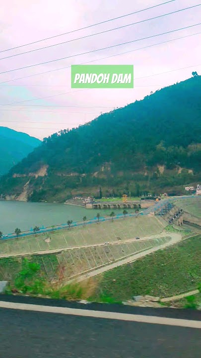 Pandoh Dam View From Manali Road Himachal Ramblersingh Shorts Shortvideo Trending Viral