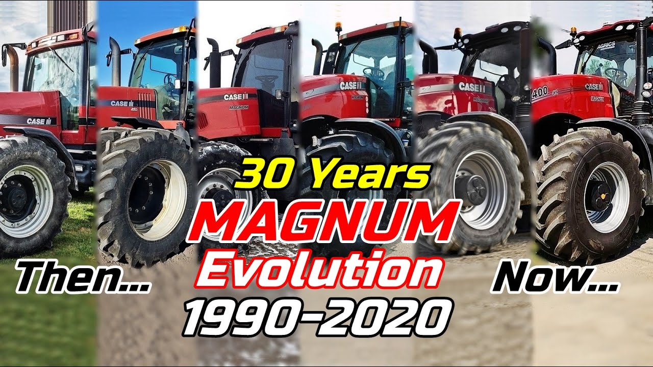 Case MAGNUM series EVOLUTION from 1990 to 2020 [Every largest model of ...