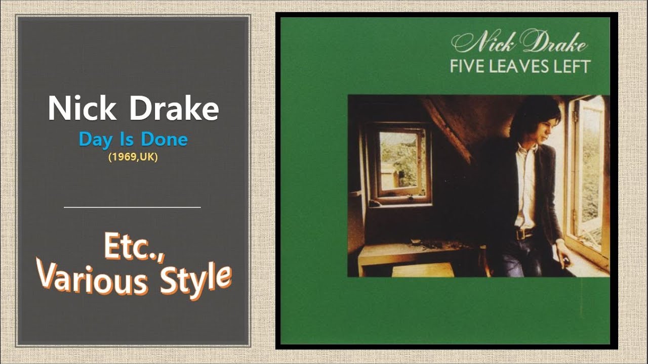 [Etc.] Nick Drake - Day Is Done - YouTube