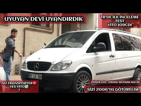 TR'DE İLK TEST! | MERCEDES VİTO 109 CDI | 6+1 | BU KASAYA BU MOTOR OLMUŞ MU? #mercedes #vito