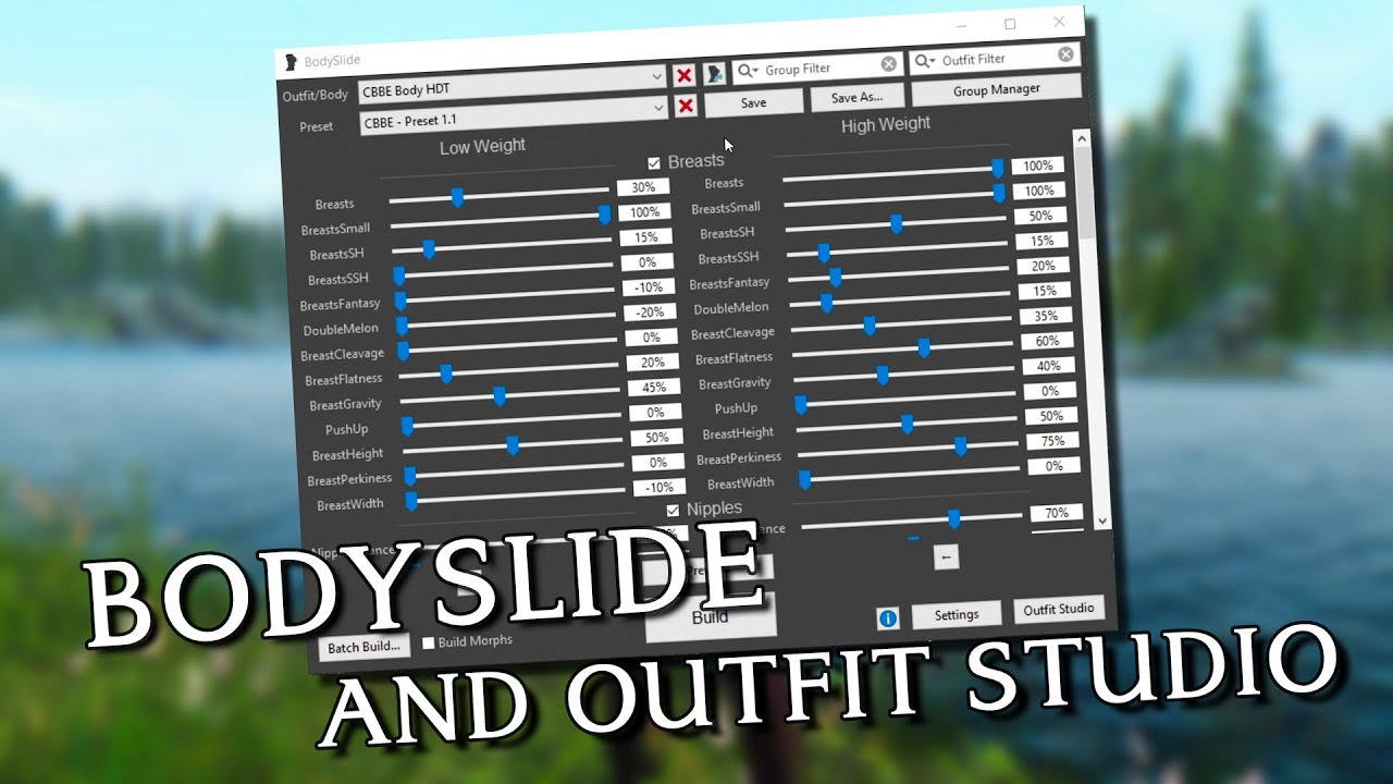 BodySlide and Outfit Studio #1 - YouTube