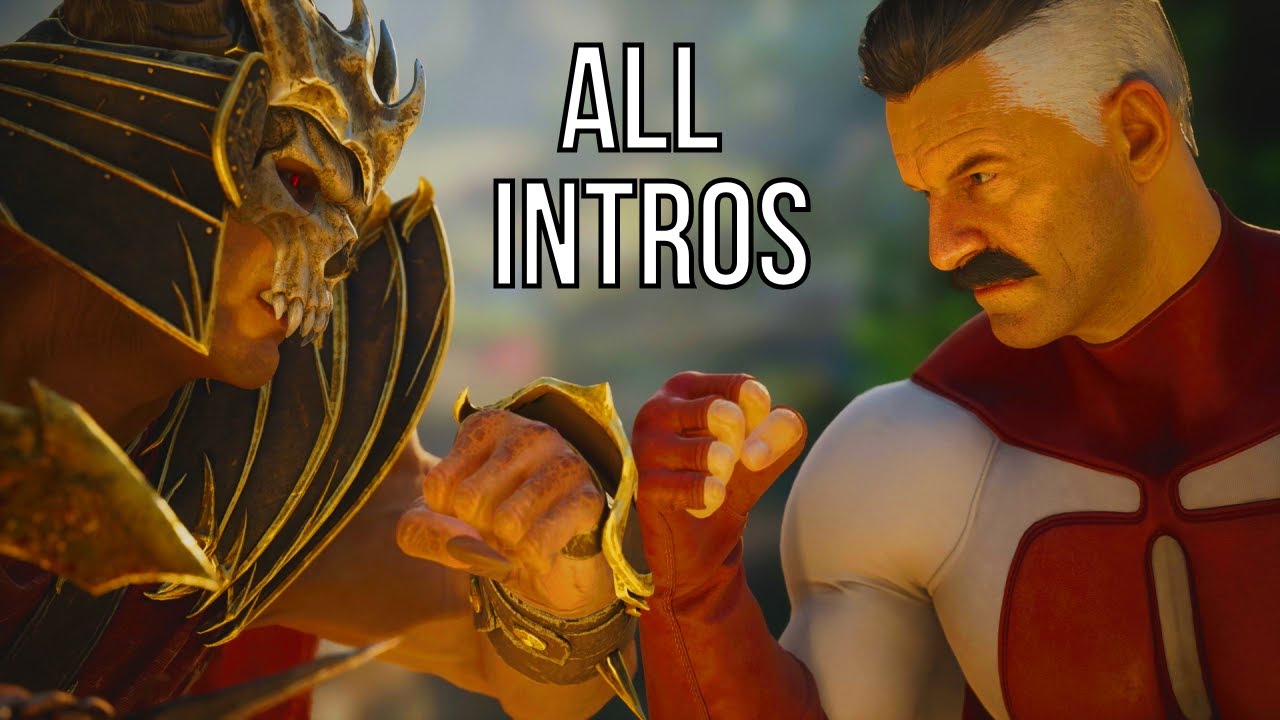MK1 Deception Shao Kahn meets Omni-Man All Intros 4K HD - YouTube