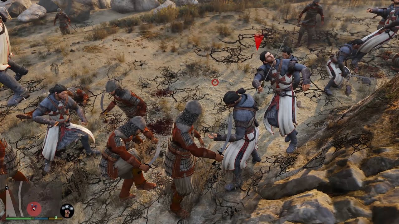 Knights Templar vs Saracen Warriors - Crusades Battle (GTA 5) - YouTube