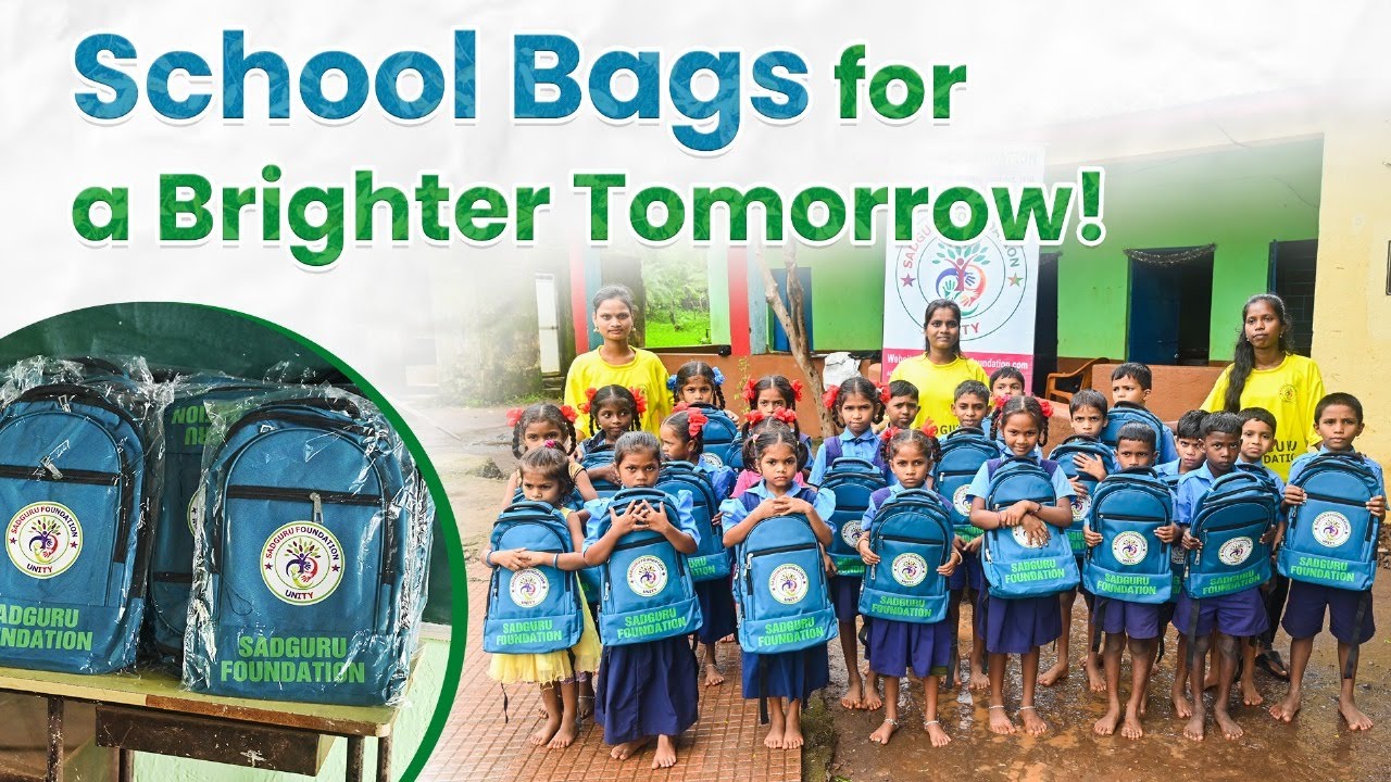 Fulfilling Dreams with School Bag Distribution to Rural Kids | Sadguru ...