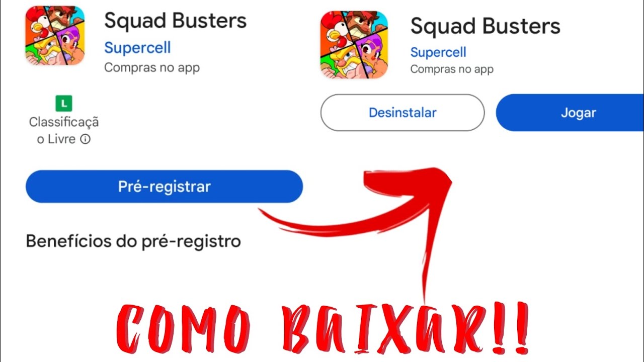 Tutorial de Como baixar o SQUAD BUSTERS no ANDROID (Squad Busters) - YouTube