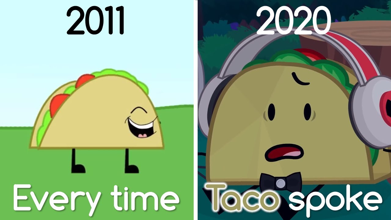 Every time Taco spoke in Inanimate Insanity (Updated version in desc ...