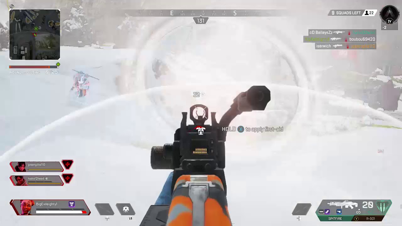 apex legends using they're teammates for a shield - YouTube