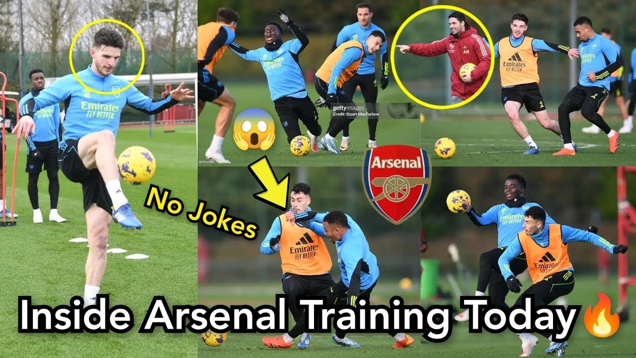 INSIDE ARSENAL TRAINING TODAY 🔥 Preparing For Liverpool | Team News ...