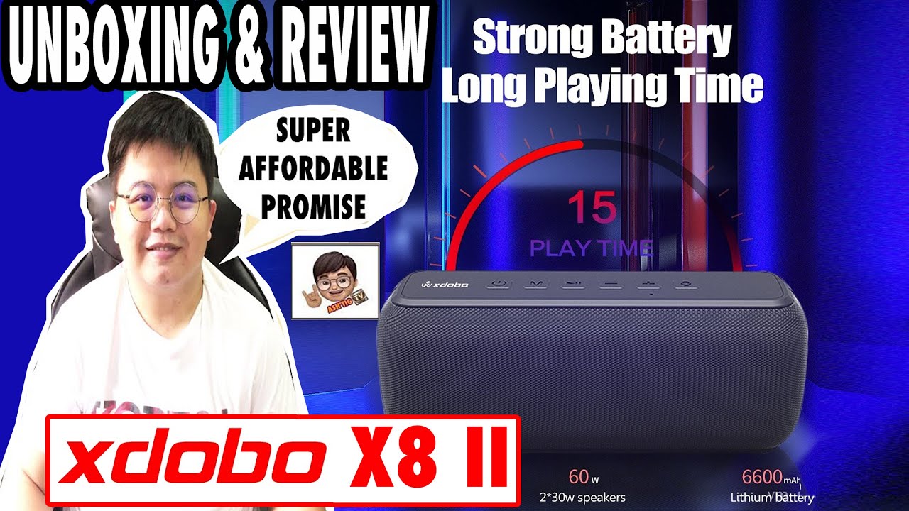 AFFORDABLE XDOBO X8 II UNBOXING/REVIEW BASS TEST OUTDOOR/INDOOR ...