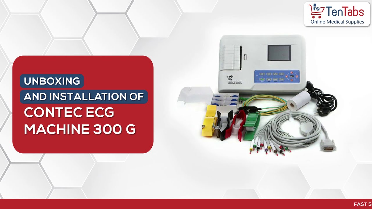 Unboxing and Installation - CONTEC ECG MACHINE 300 G - YouTube