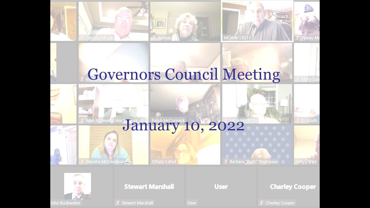 Governor Council Meeting 20220110 - YouTube