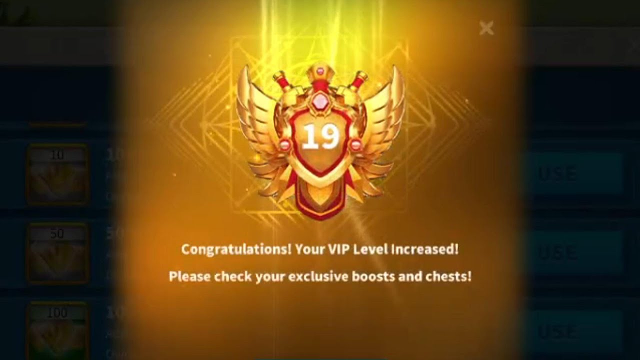 VIP 19 @RiseofKingdoms #rokmoment #rok - YouTube