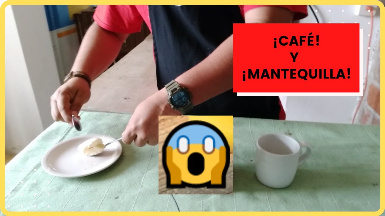 Café con mantequilla como se prepara - YouTube