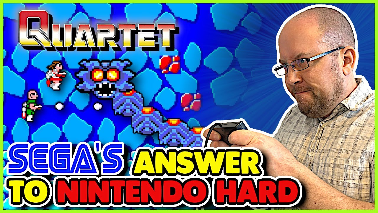 Sega's Toughest Arcade Port? Quartet (Sega Master System) Review ...