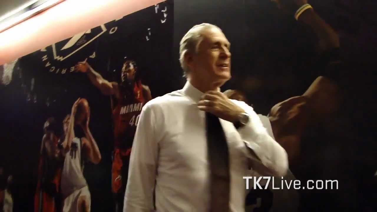 PAT RILEY 2012 NBA CHAMPIONS MIAMI HEAT - YouTube