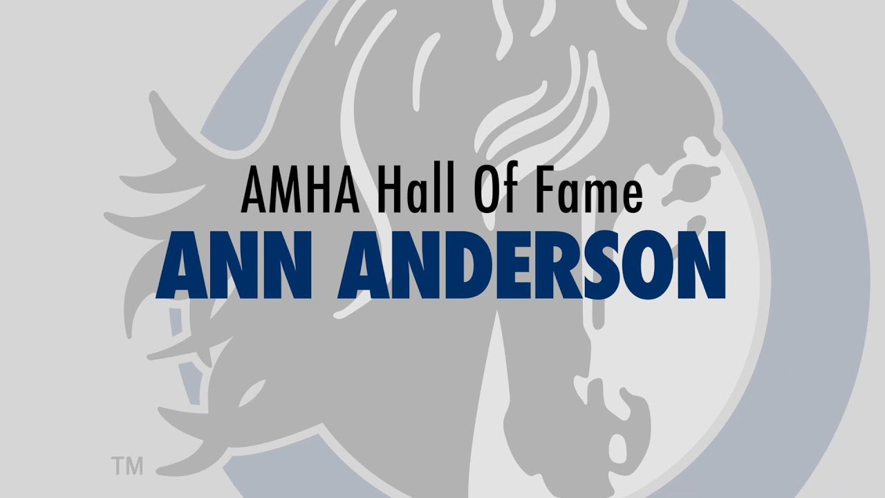 Ann Anderson - 2022 AMHA Hall of Fame Inductee - YouTube
