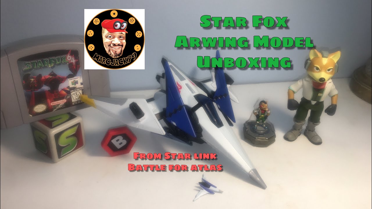 Star Fox Arwing Model Unboxing from Starlink Battle for Atlas - YouTube