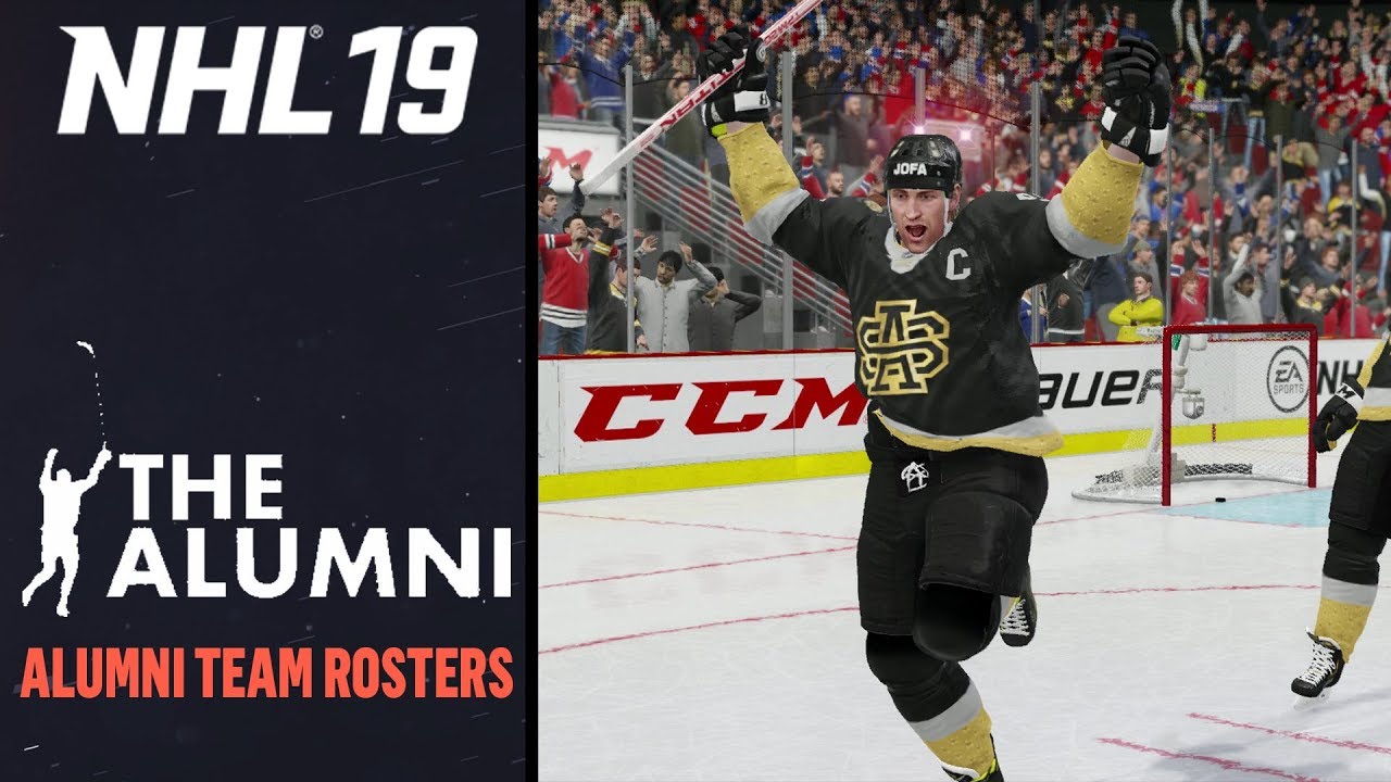 NHL 19 | ALL ALUMNI/LEGEND TEAM ROSTERS - YouTube