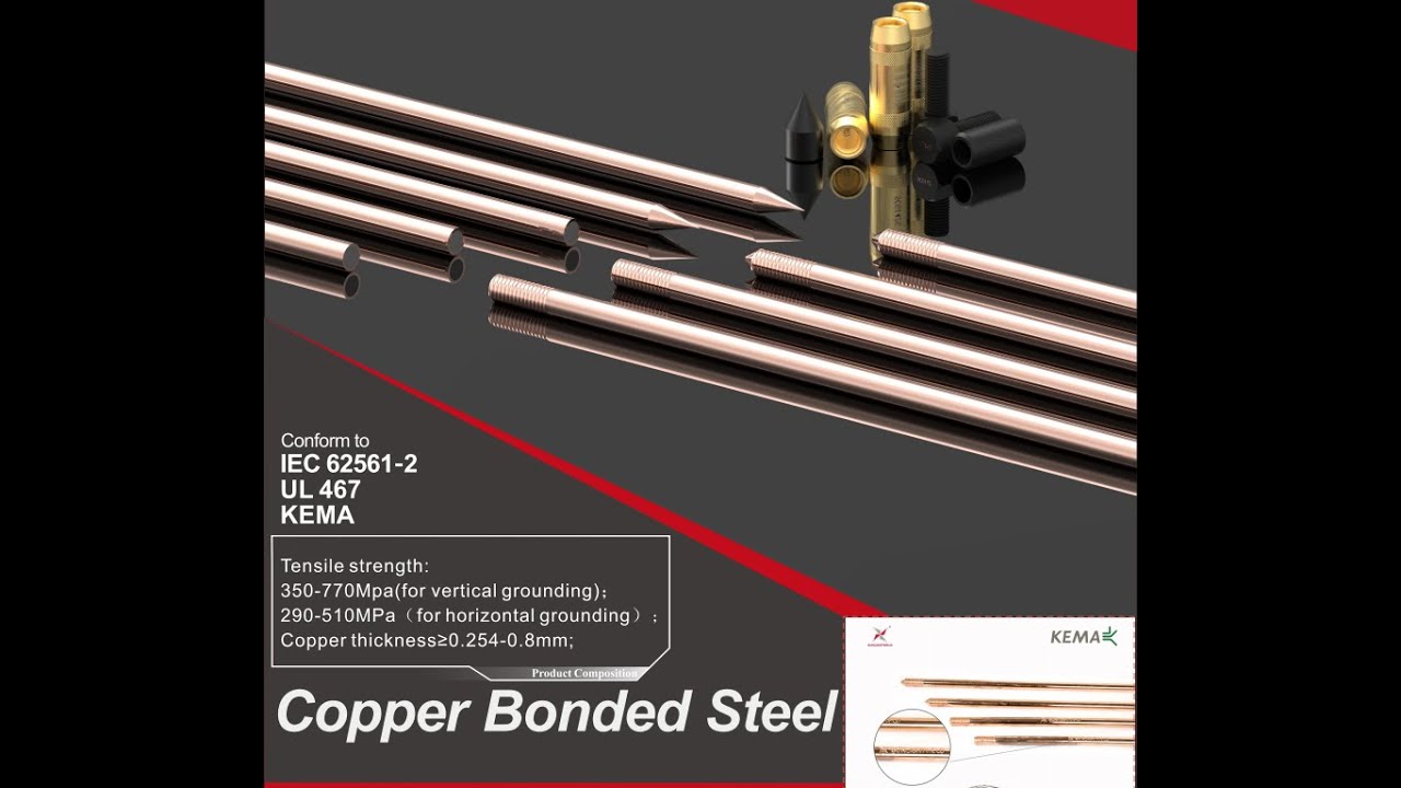 Copper Bonded Steel Rod VS Pure Copper Ground Rod(Advantages)#earthrod ...