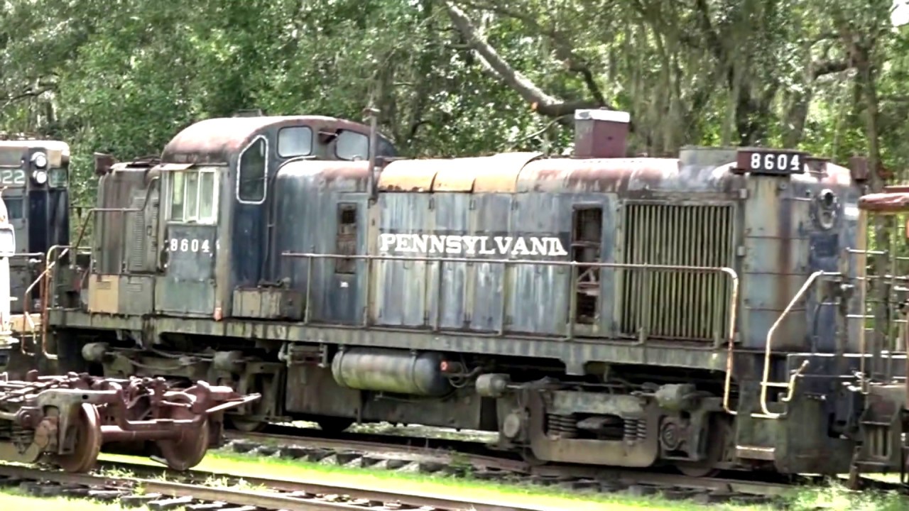 TRAIN - Florida Railroad Museum - Restoration Yard - YouTube