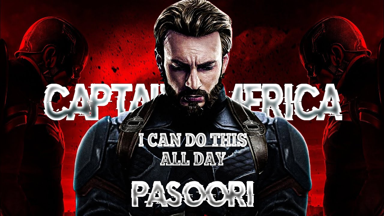 CAPTAIN AMERICA PASOORI EDIT | I CAN DO THIS ALL DAY | CAPTAIN AMERICA ...