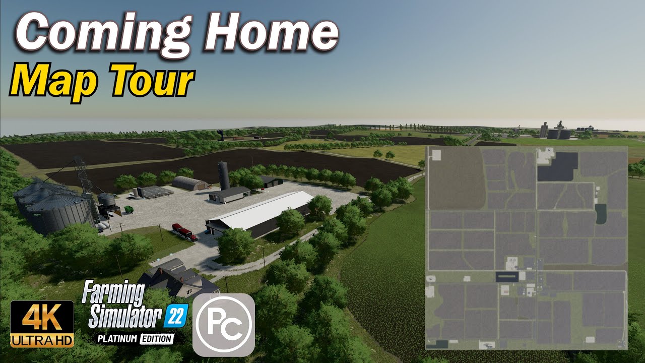 Coming Home | Map Tour | Farming Simulator 22 - YouTube