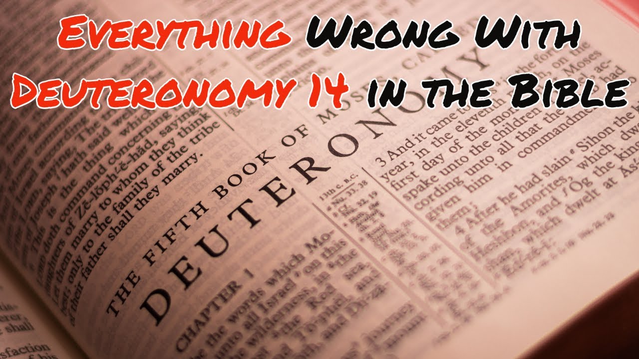 Everything Wrong With Deuteronomy 14 in the Bible - YouTube
