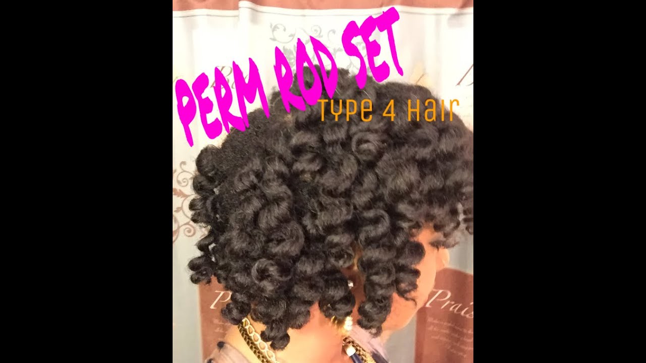 Perm Rod Set on DRY Type 4 Natural Hair | I am Posh Syd - YouTube