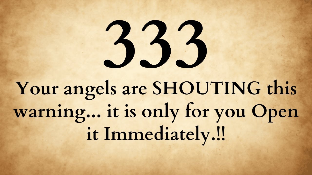 333🪽Your angels are SHOUTING this warning... it is only for you Open it ...