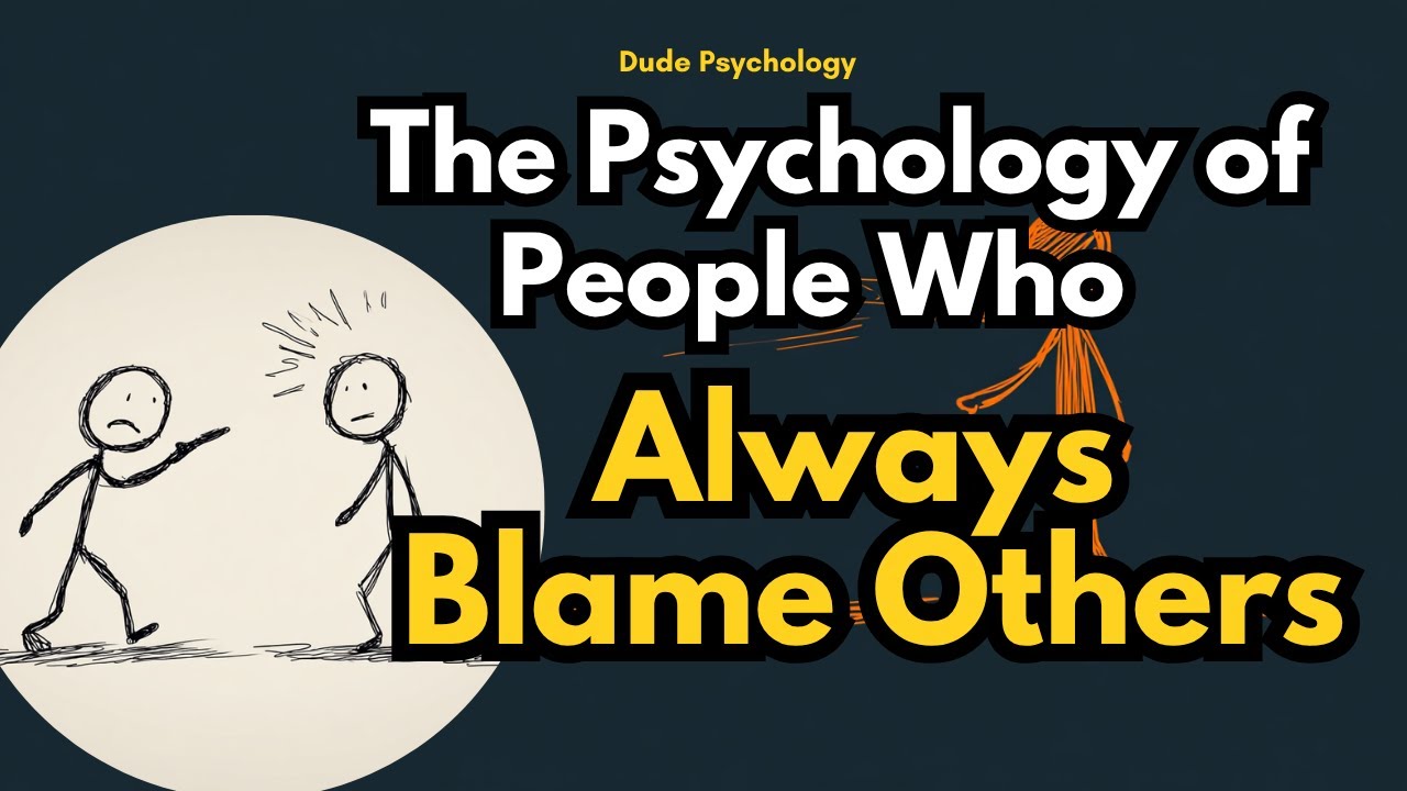 The Psychology of People Who Always Blame Others - YouTube