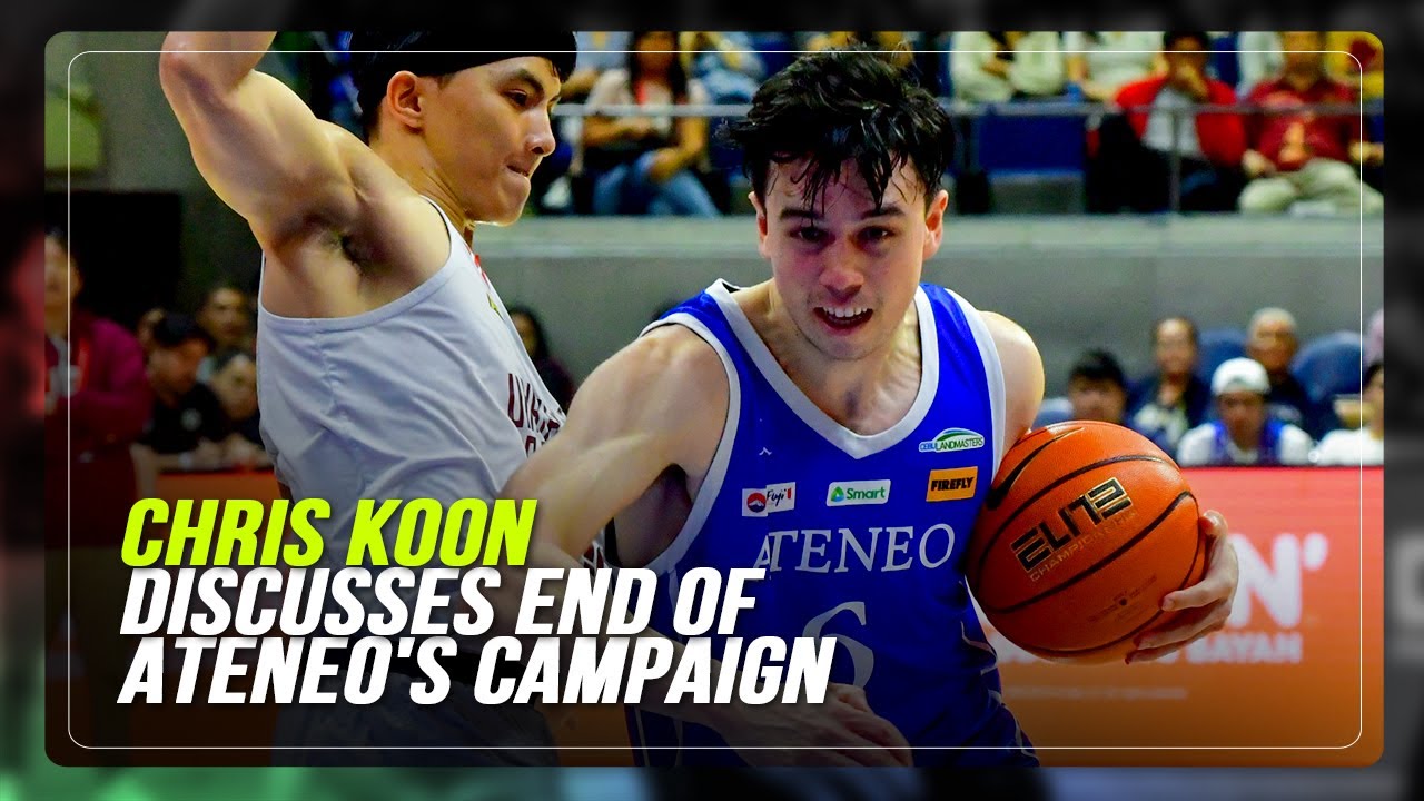 Ateneo's Chris Koon reflects on UAAP Season 86 campaign | ABS-CBN News ...
