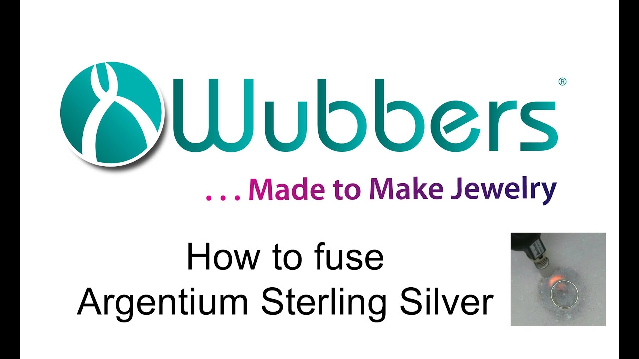 How to Fuse Argentium Sterling Silver - YouTube