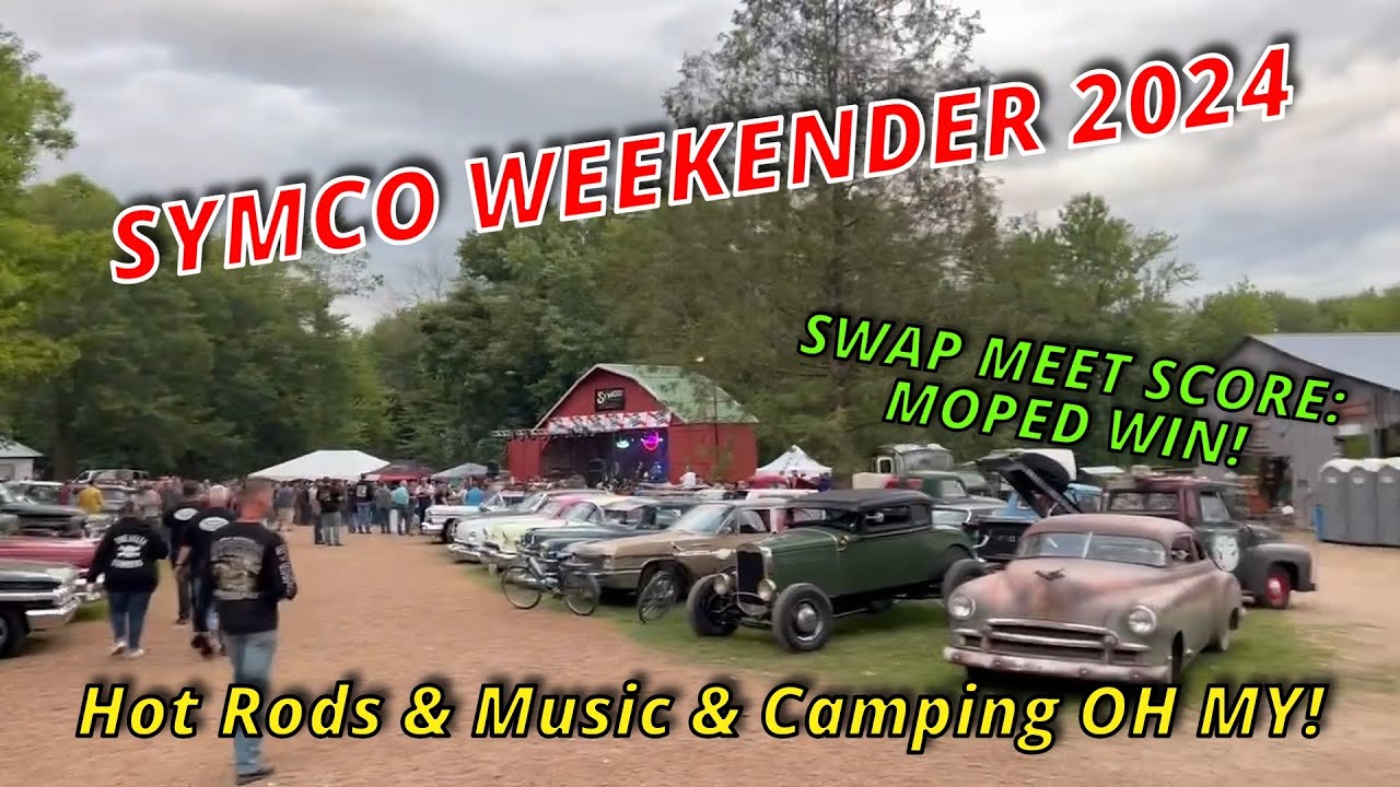 SYMCO WEEKENDER 2024: Music, Camping, HotRods and MOPEDS??? - YouTube