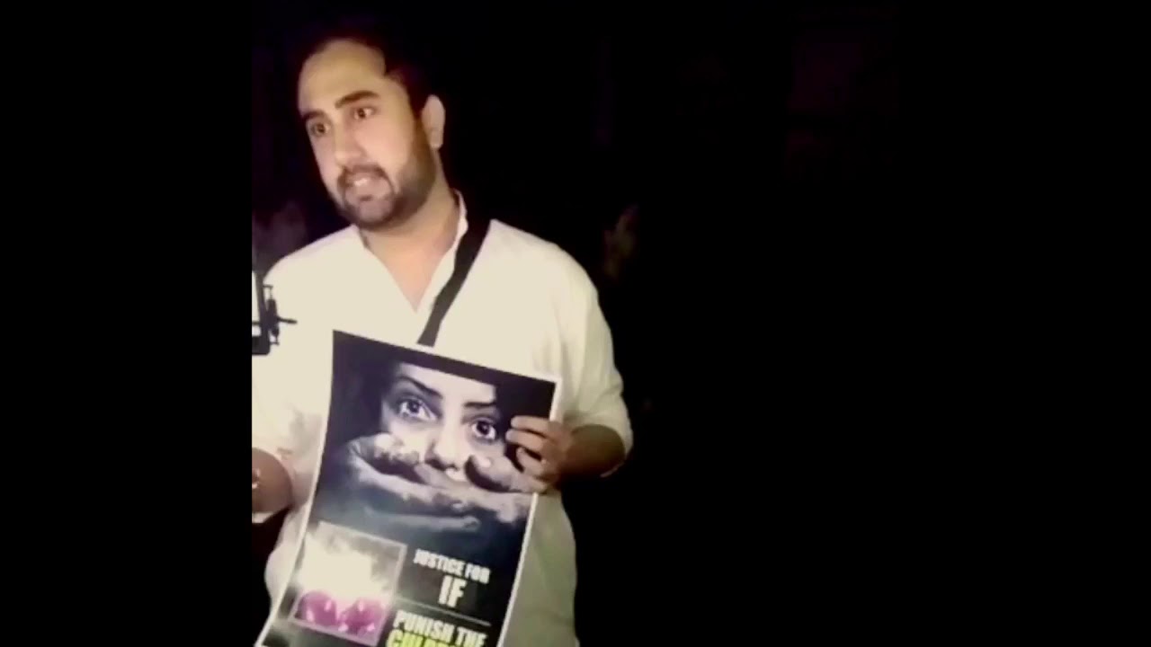 MC Abbas Dr. Syed Asad Abbas #JusticeForAsifa Candle Light Vigil ...