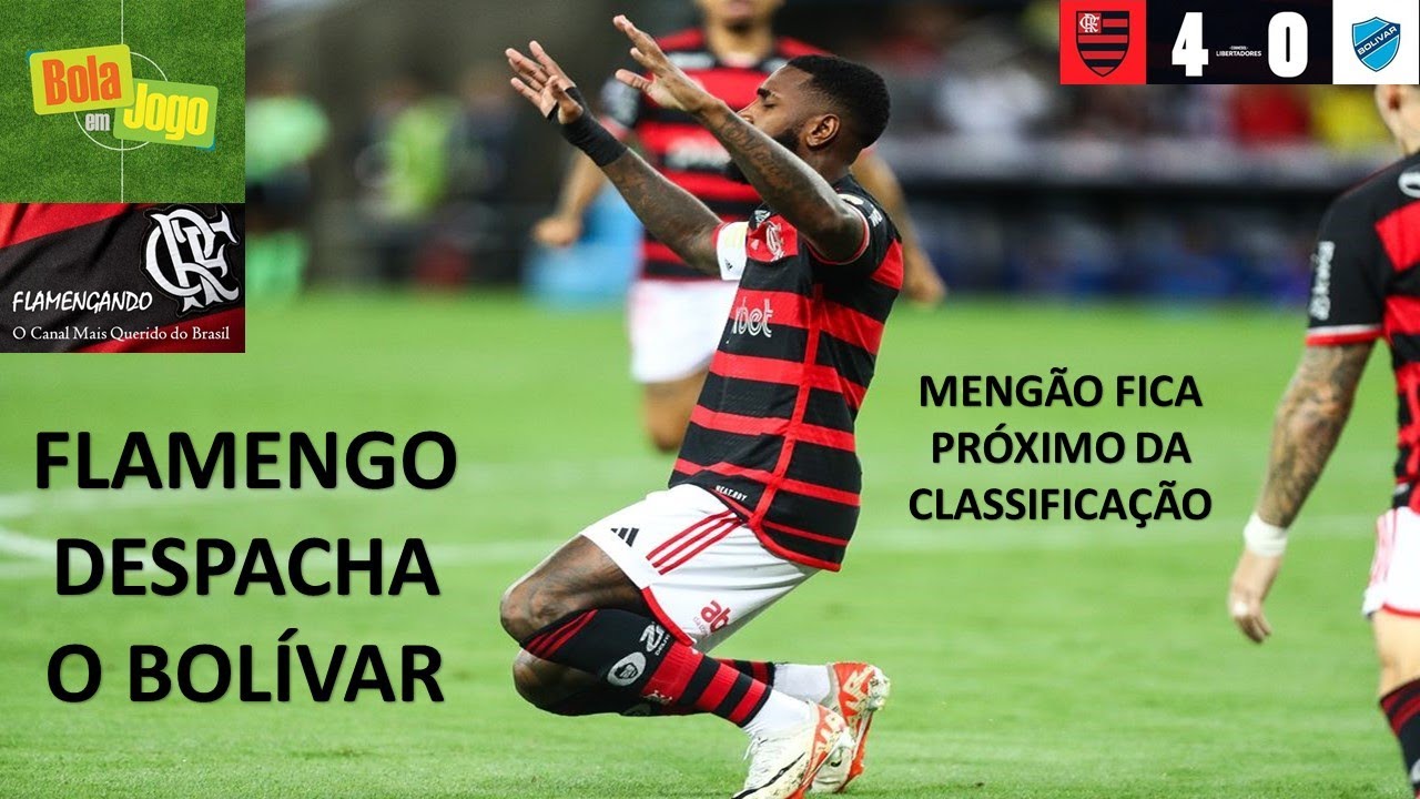 BOLA EM JOGO - FLAMENGO 4 X 0 BOLÍVAR - 15/05/2024 - YouTube
