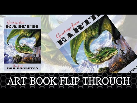 Art of BOB EGGLETON - ART BOOK FLIP THROGH - YouTube