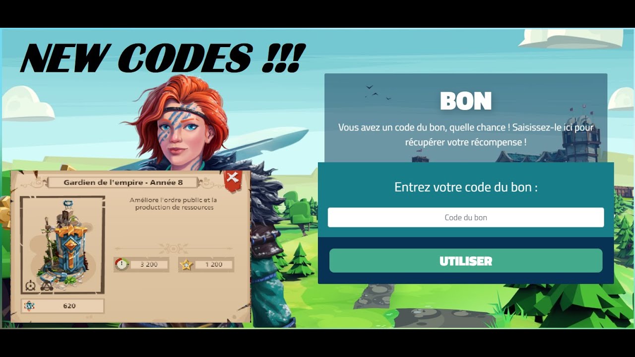 Déco à 3 000 OP gratuit ? Nouveaux bons !!! Goodgame Empire FR - YouTube