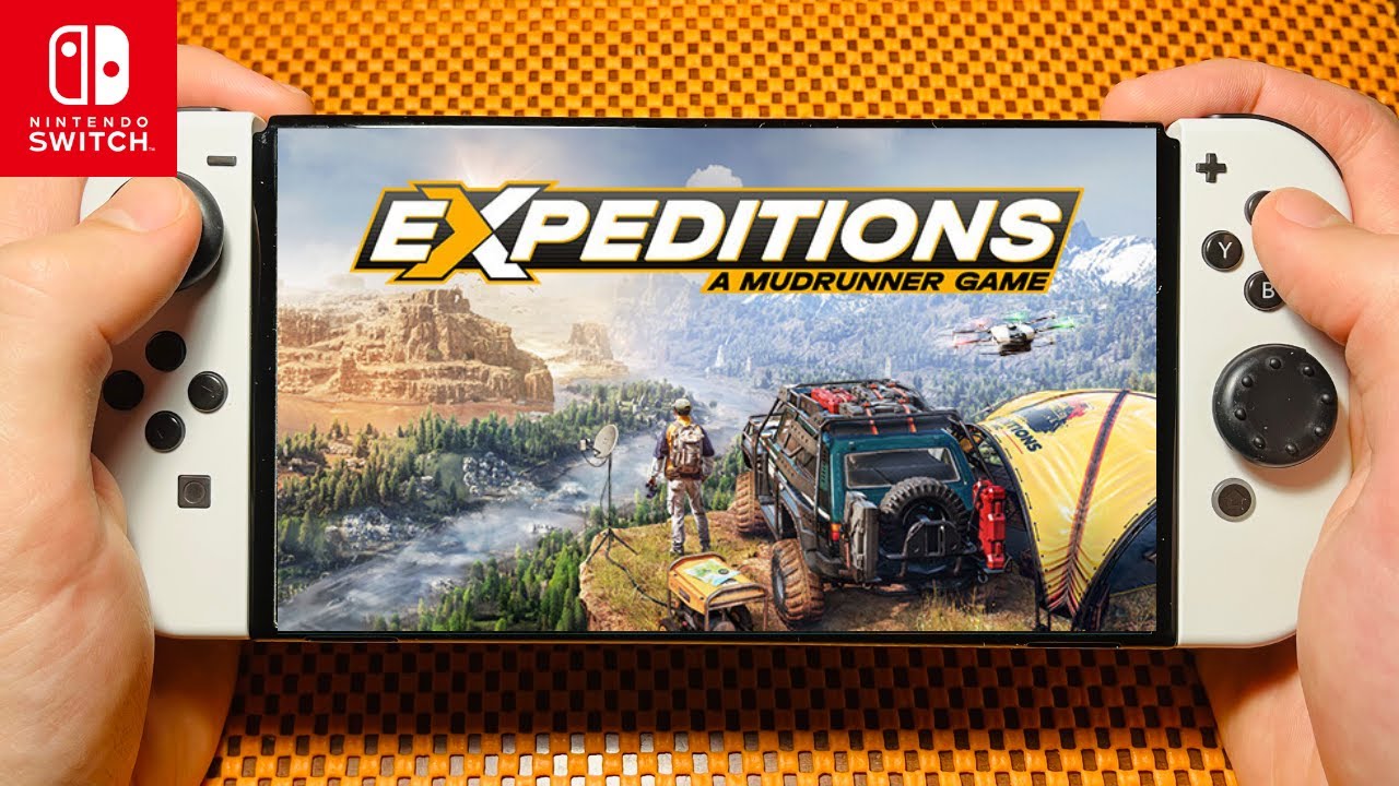 Expeditions: A MudRunner Gameplay On Nintendo Switch (4k/Handcam) - YouTube