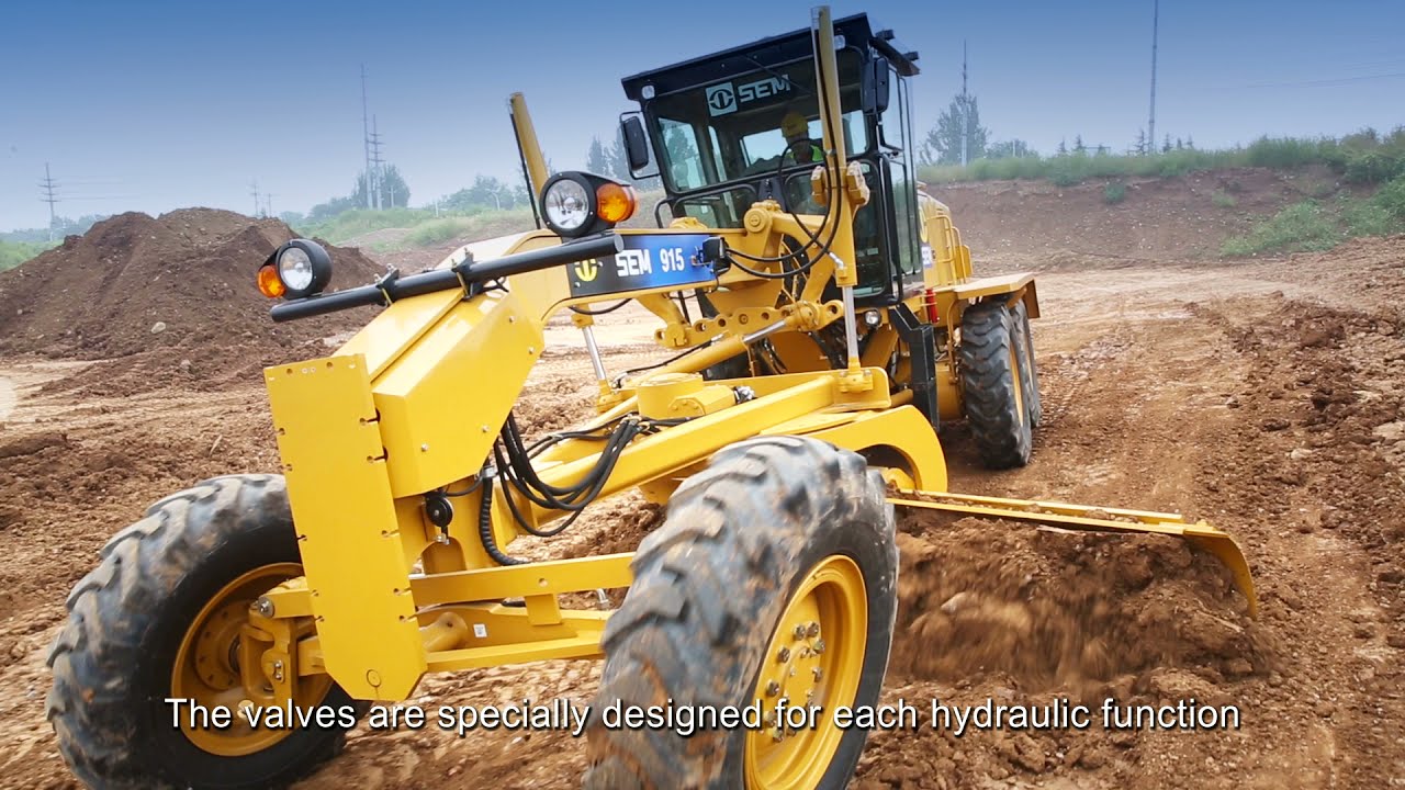 SEM915 & SEM917 Motor Grader Walkaround - YouTube