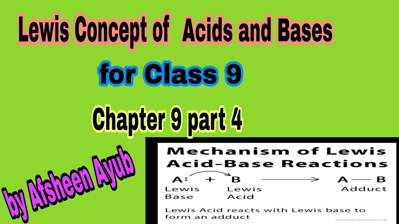 Lewis Concept of Acids and Bases - YouTube