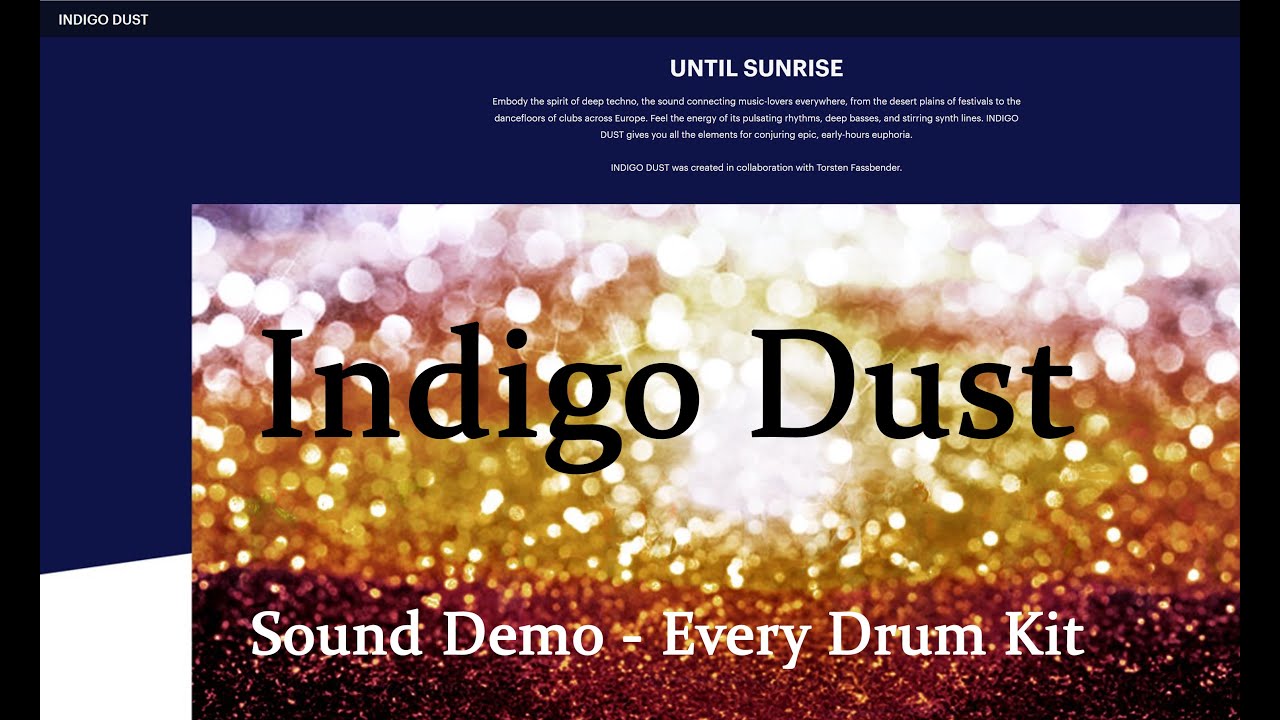 Maschine Expansion - Indigo Dust - Sound Demo (Every Drum Kit) - YouTube