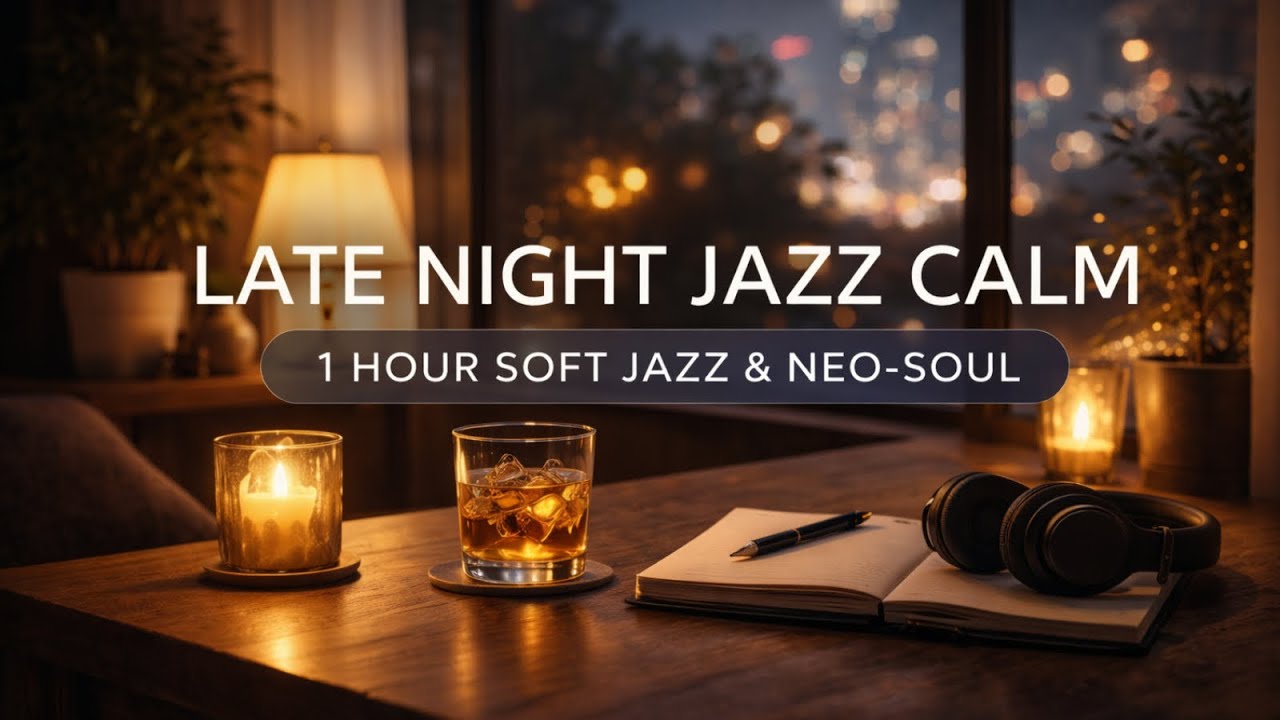 1 Hour Late Night Jazz Calm – Soft Jazz & Neo-Soul for Focus - YouTube