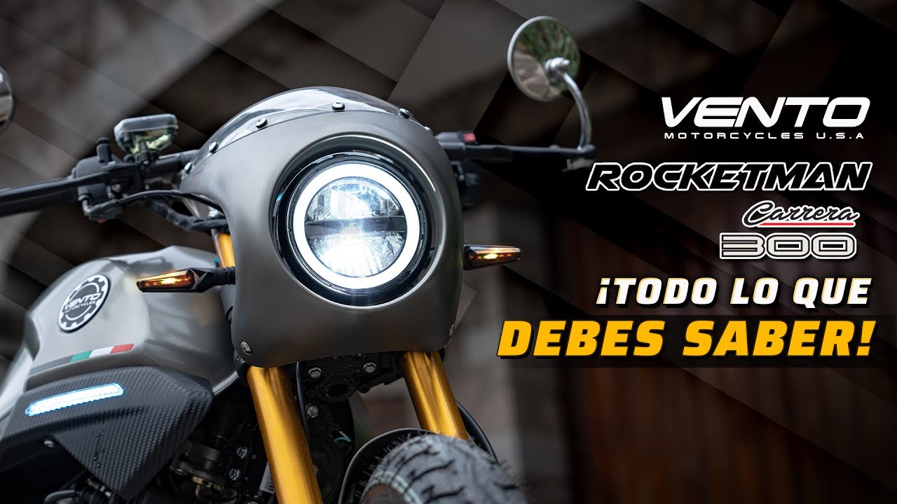 Vento Rocketman Carrera 300 – ¡La mejor cafe racer ha mejorado! - YouTube