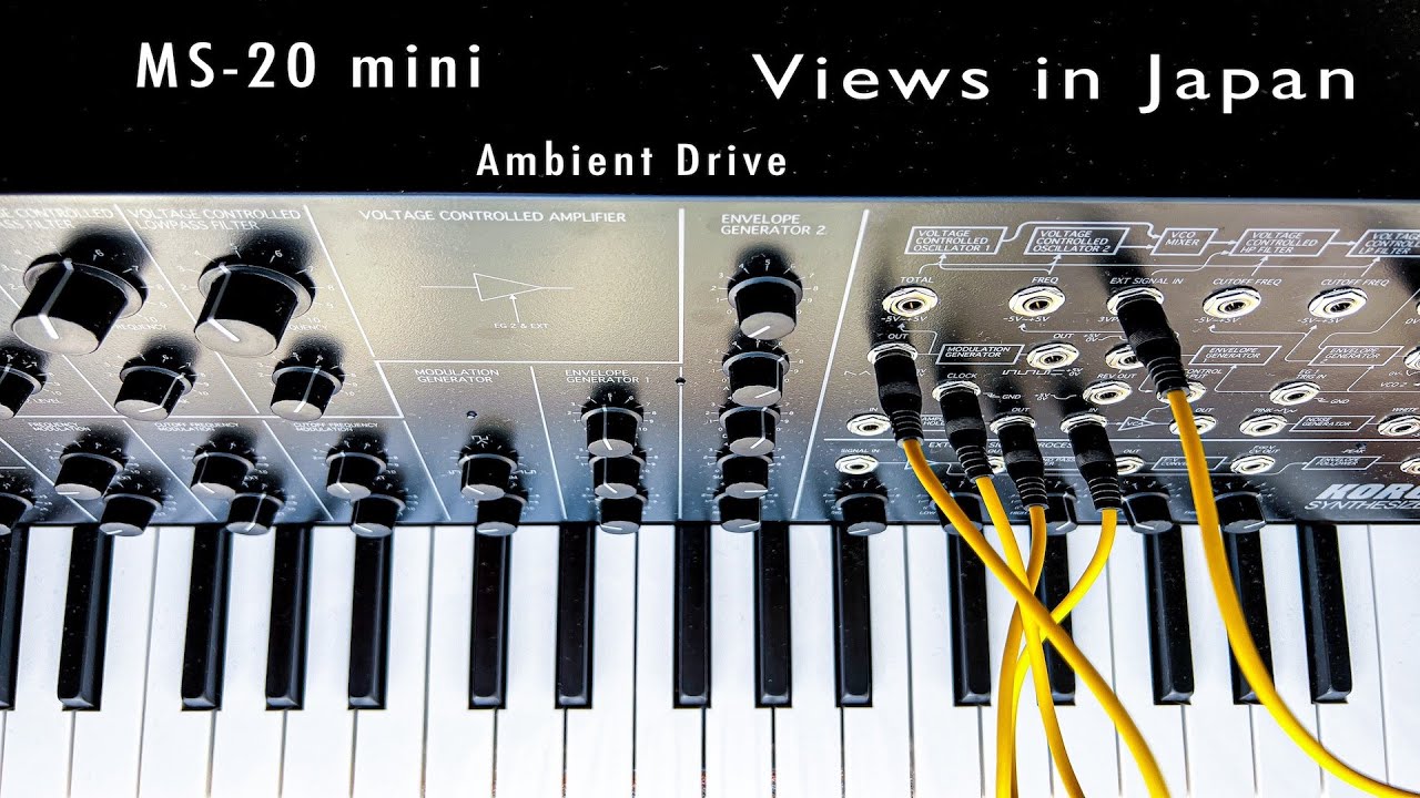 Ambient session with MS-20 mini - YouTube