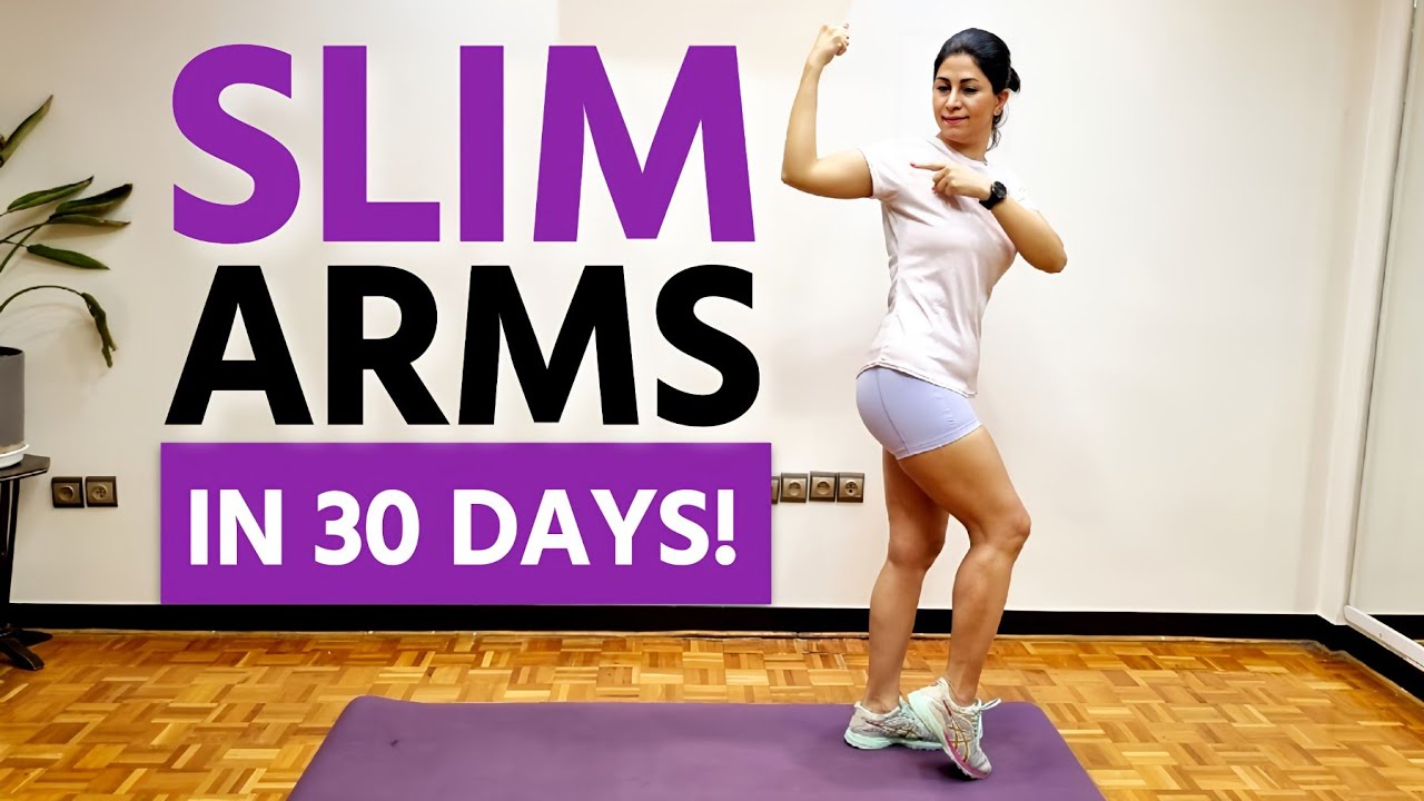 Slim Arms in 30 DAYs ️8 Min Beginner Friendly Standing Workout ️No ...