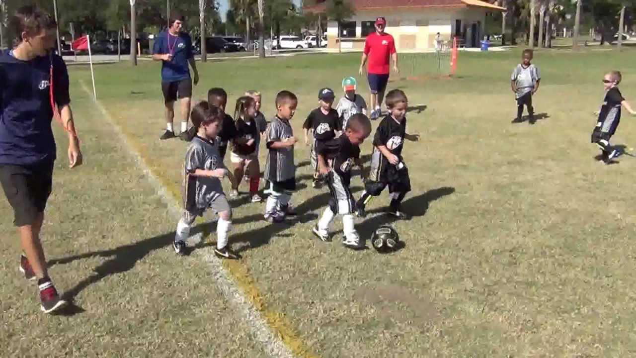 I9 Soccer 3 to 4 years old Tradewinds Park Game 4 - YouTube