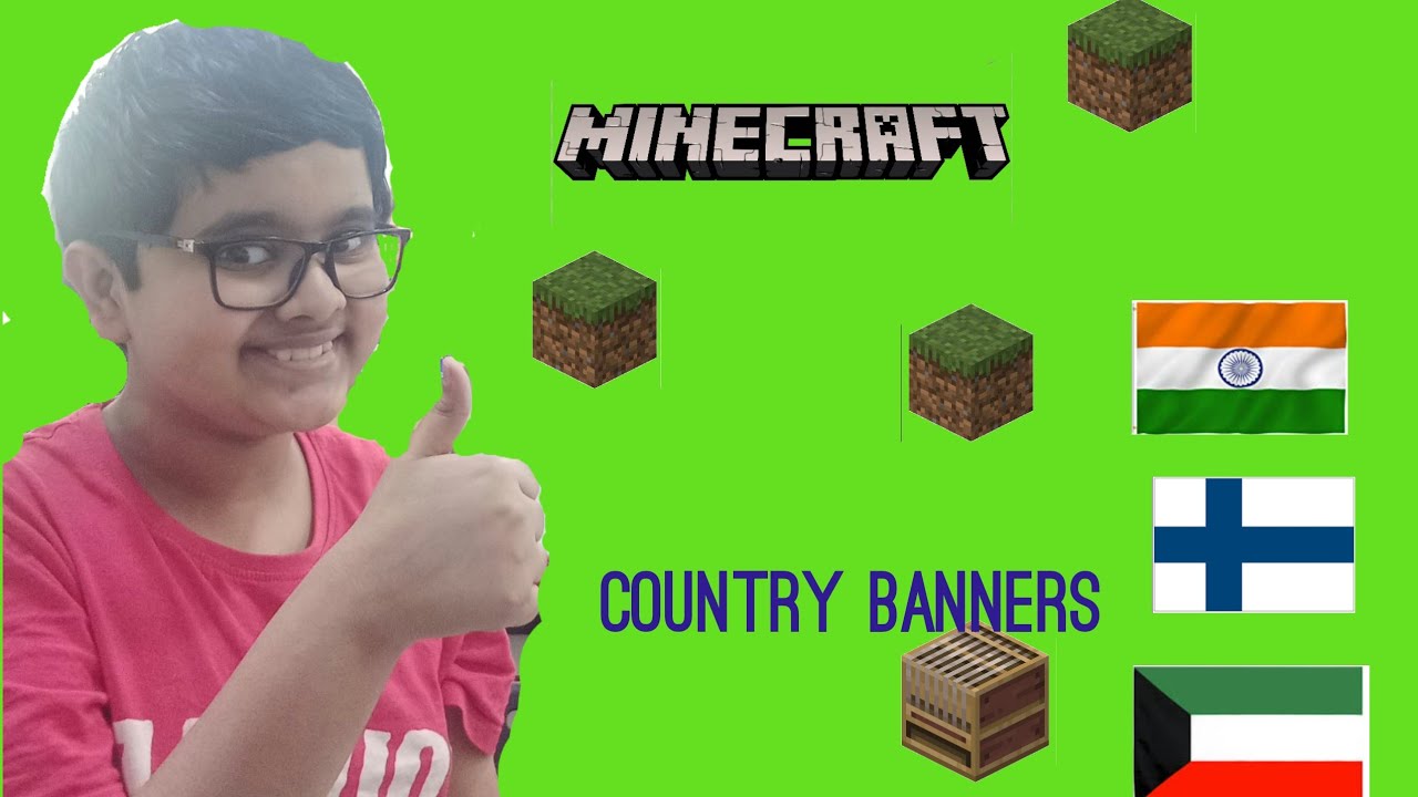 minecraft making country banners - YouTube